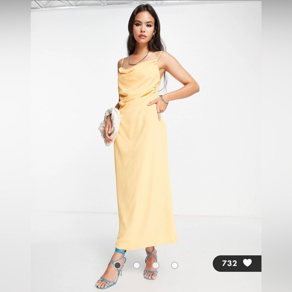 Pretty Lavish | Dresses | Pretty Lavish Keisha Ruched Midaxi Dress ...